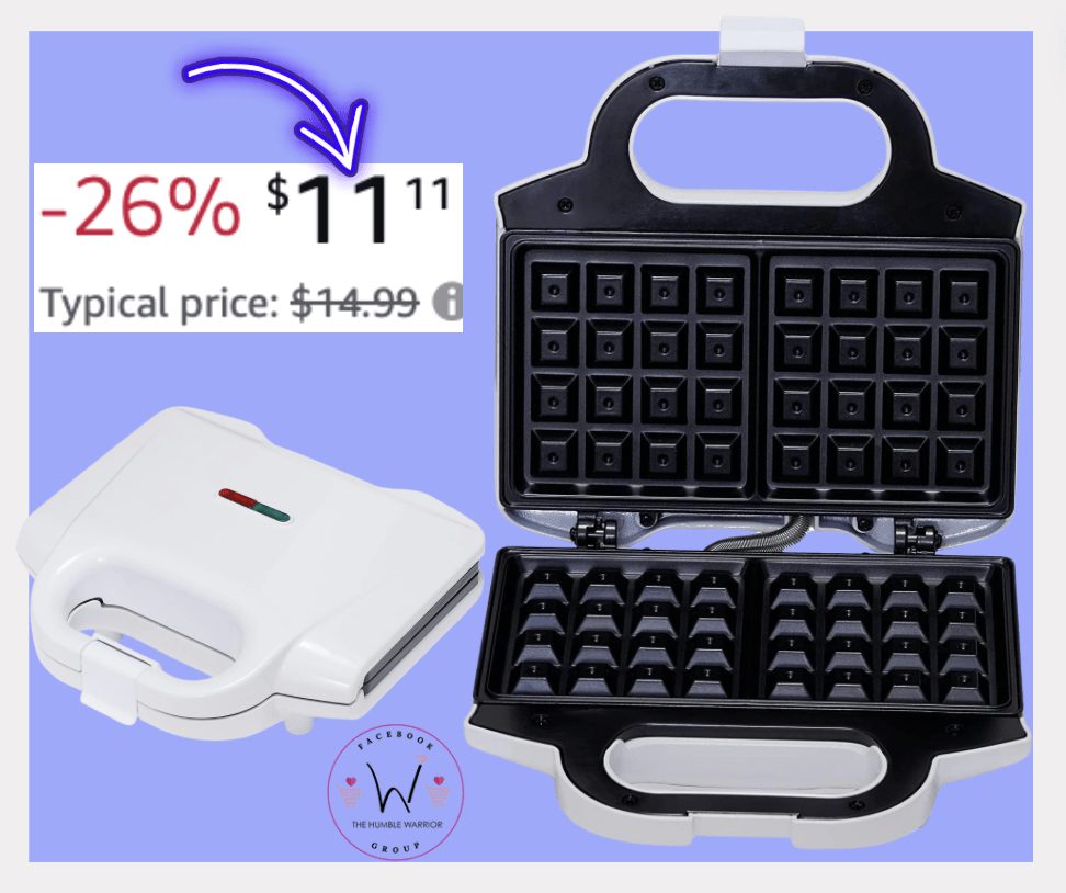Amazon Basics 2-Slice Waffle Maker! - Home of The Humble Warrior